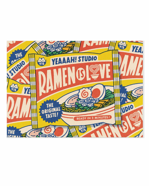yeaaah! studio : ramen is love print – ukigoods